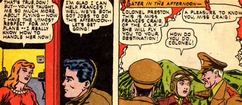 Frances Craig Of The Civilian Air Patrol Rural Home Comics