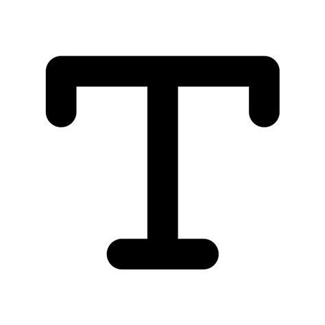 Text T Bold Vector Svg Icon Svg Repo