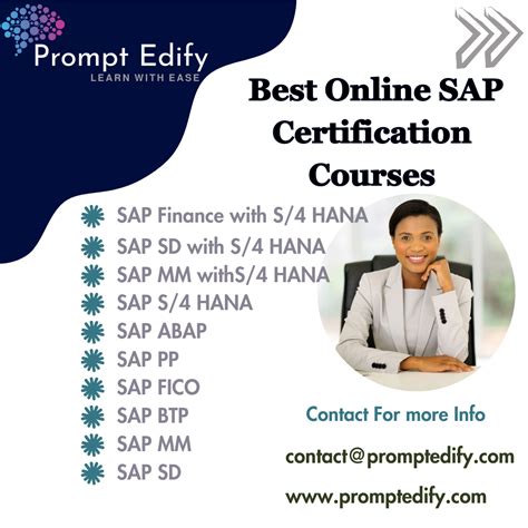 Sap Mm Training And Sap Professional Certification In Rabat At Prompt