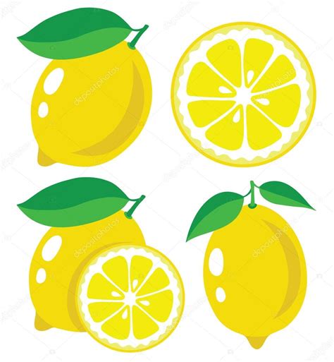 Lemon Vector Illustration — Stock Vector © Photomaru 77704738