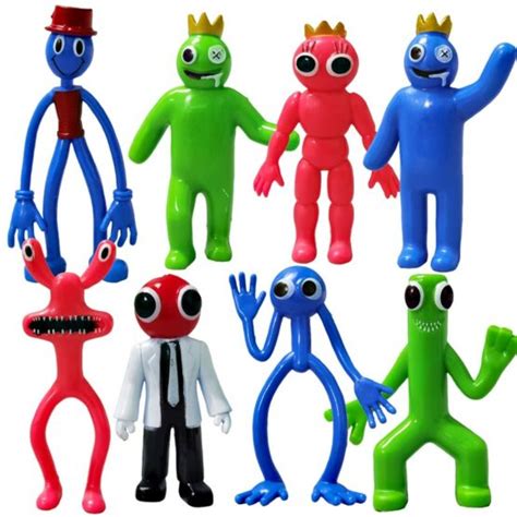 Rainbow Friends Toys Rainbow Friends Action Figures 8pcs Rainbow