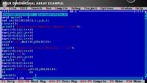 Array In C Ppt