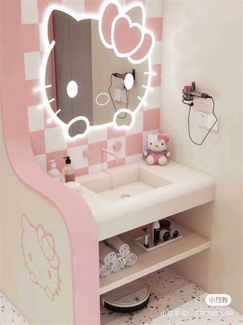 Hello Kitty Themed Bathroom
