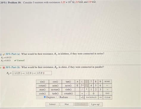 solved 10 problem 10 consider 3 resistors with