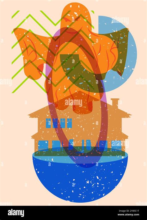 Ghost In Old House Stock Vector Images Alamy