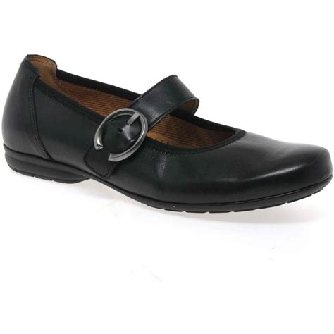 Gabor Misra Mary Janes Black Leather Pumps Charles Clinkard