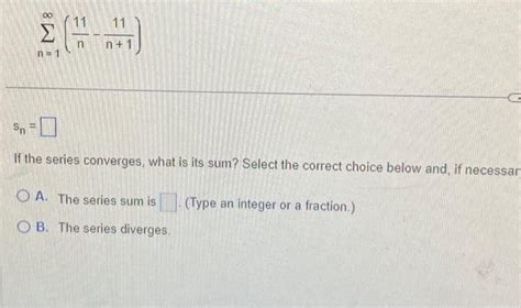 solved find the formula for the nth partial sum of the
