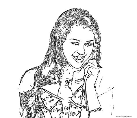 Hannah Montana Coloring Page 48