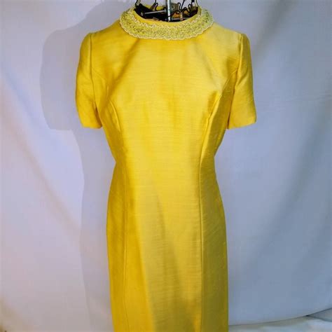 Hand Crafted Dresses Vintage 5s Collared Dress With Matching Coat