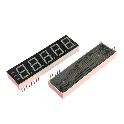 7 Segment Digital Dot Matrix Led Numeric Display Smd Rgb Anode Black Grey Color