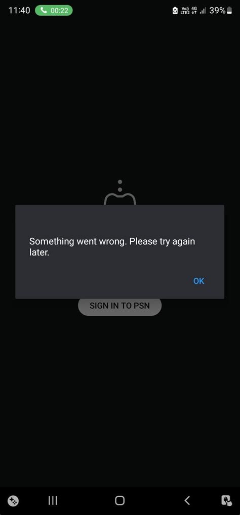 Something Went Wrong Android Edition Rremoteplay