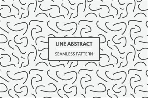 Hand Drawn Black Line Curvy Wiggly Shapes Abstract Seamless Repeat Swatch Pattern 20478947