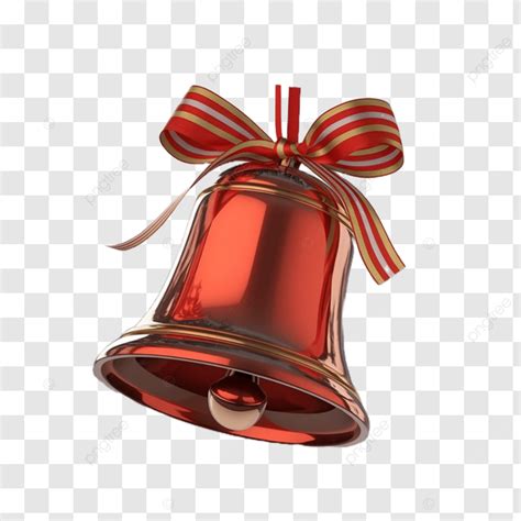 나뭇가지에 매달려 있는 반짝이는 빨간 크리스마스 종의 3d 렌더링 크리스마스 벨 교수형 빨간 종 Png 일러스트 및 이미지 에 대한 무료 다운로드 Pngtree