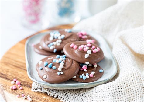 Chocoladeflikken Met Muisjes Lauras Bakery