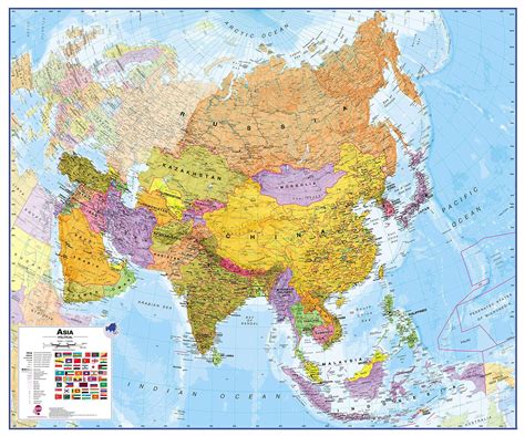 Political Map Of Asia