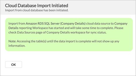 import data from amazon rds sql server