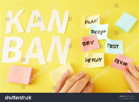 Software Scrum Agile Board Paper Task Stock Photo Shutterstock