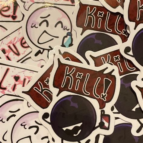 Yin Yang Live Kill Meme Sticker Set Inanimate Insanity Object Yin Yang Live Kill Meme Sticker Set Inanimate Insanity Object