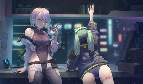 Rebecca And Lucy Cyberpunk And 1 More Drawn By Jay Xu Danbooru