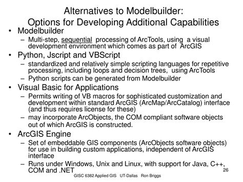 Ppt Gis Data Processing Arctoolbox Geoprocessing And Modelbuilder