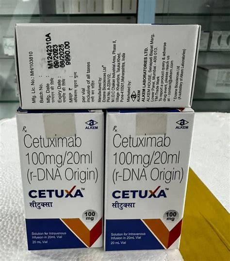 Cetuximab Injection 100mg At ₹ 6300vial Pharmaceutical Tablets In
