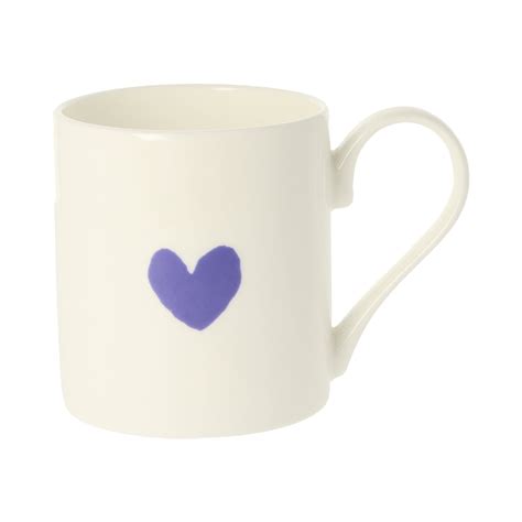 Wee Heart Violet Mug Mclaggan Co