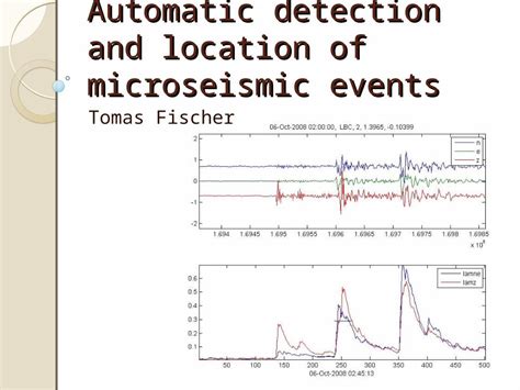 Ppt Automatic Detection And Location Of Microseismic Events Dokumen Tips