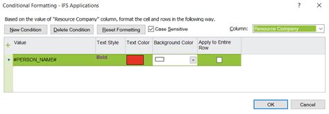 Change Cell Colour Based On Value App IFS Community