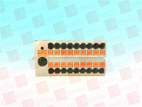 Ptfix 6 18x2 5 Ns35 Gy Power Distribution Block By Phoenix Contact