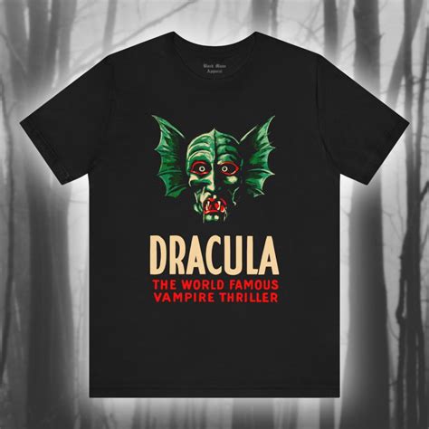 Dracula Vampire Thriller Bram Stoker Shirt Horror T Shirt Classic