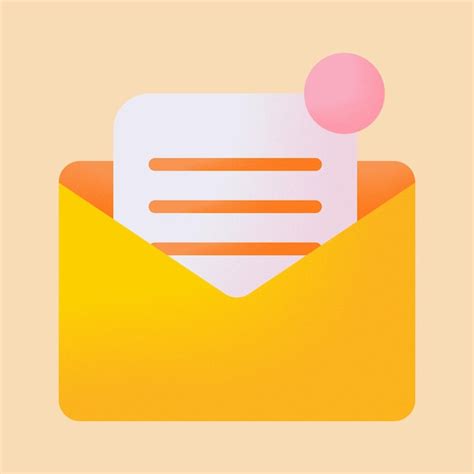 Premium Vector Shopping Cute Characters Yellow Email Sticker