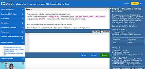 Introducing Sqltestonline Practical Sql Quizzes For Developers Qa And Analysts By Slava