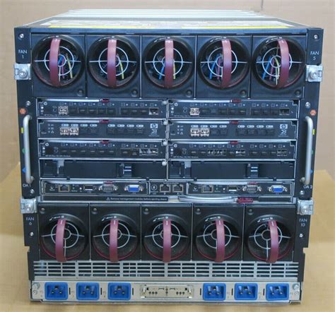 Hp Bladesystem C7000 16 Slot Blade Enclosure 4x Vc Flex10 10d 2x Aj820b 6x Psu