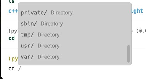 Autocompletion Doesnt Works If Not In The Root Directory Within The Remote Session · Issue