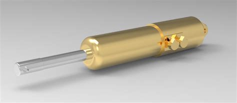 Solid Works 3d Cad Model Of Double Acting Compression Regulator Course Mm 50 A Mm 250 B Mm