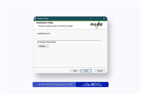 آموزش نصب Node Js و Npm بر روی ویندوز ماهان سرور