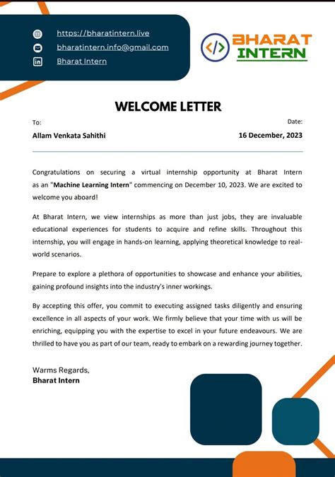 Machinelearning Bharatintern Internship Venkatasahithi Allam