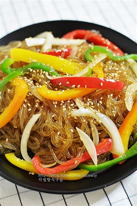 여름에 만드는 파프리카잡채