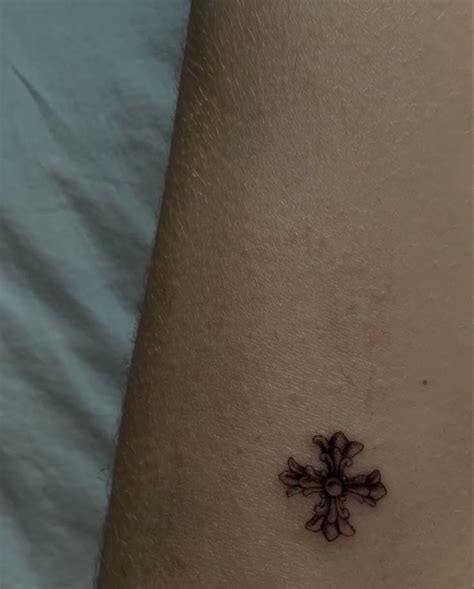 Chrome Heart Cross Tattoo