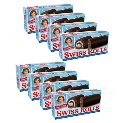 Little Debbie Swiss Rolls 8 Boxes 48 Chocolate Cake Rolls Layered