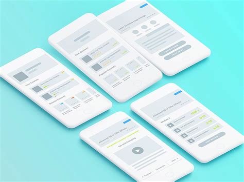 website and app wireframe examples for creating a solid ux design app