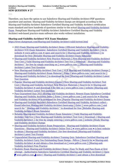 Ppt Latest Salesforce Exam Sharing And Visibility Architect Demo Powerpoint Presentation