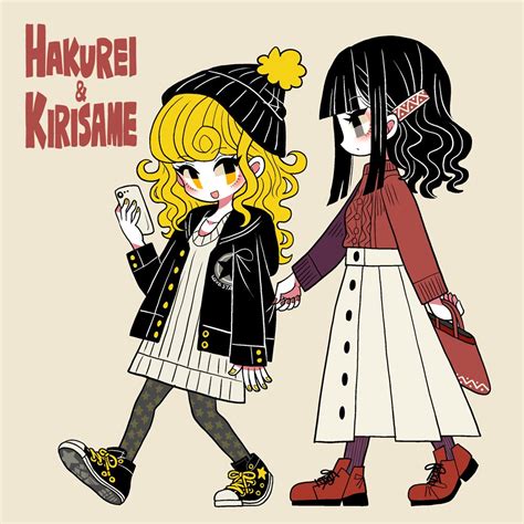 Safebooru 2girls Alternate Costume Alternate Hairstyle Bag Beanie