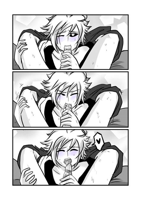 Rule 34 2boys 2d Artist Request Black Sclera Blowjob Blush Chara