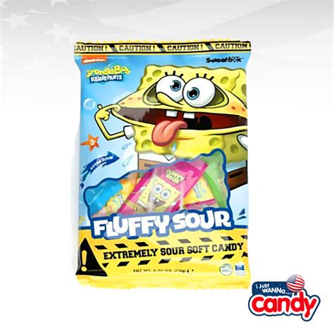 Spongebob Fluffy Sour Candy 70g Ijustwannacandy