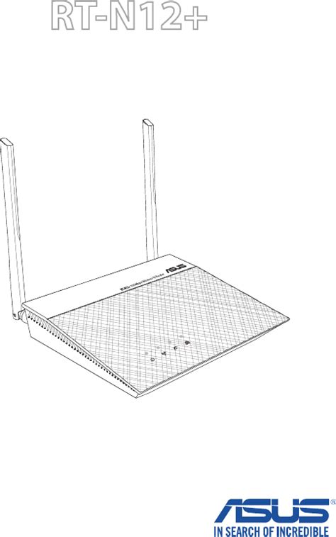 Manual Asus Rt N Plus Wireless N Router Page Of English