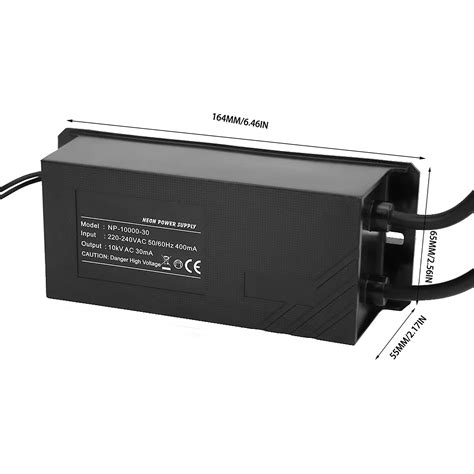 Electronic Transformer With Neons Light 10kv Low Electromagnetic