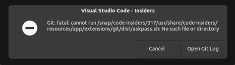 Code Insiders Git Commit Error Issue Microsoft Vscode GitHub
