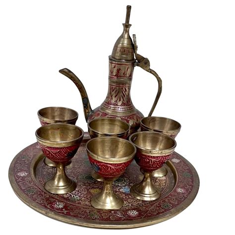 Miniature Brass Coffee Sets