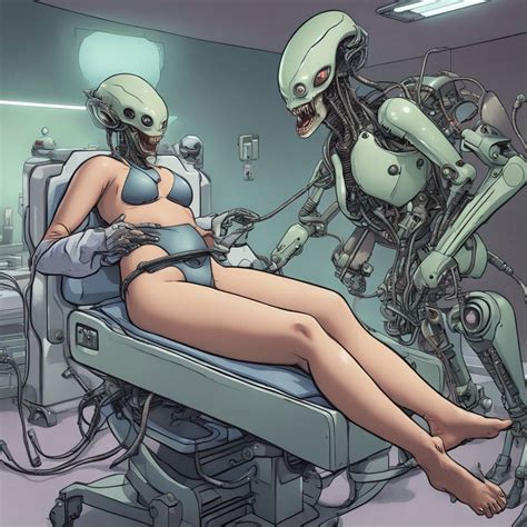 Aliens Performing Sexy Surgery With Machines And R By Michaelamanor On